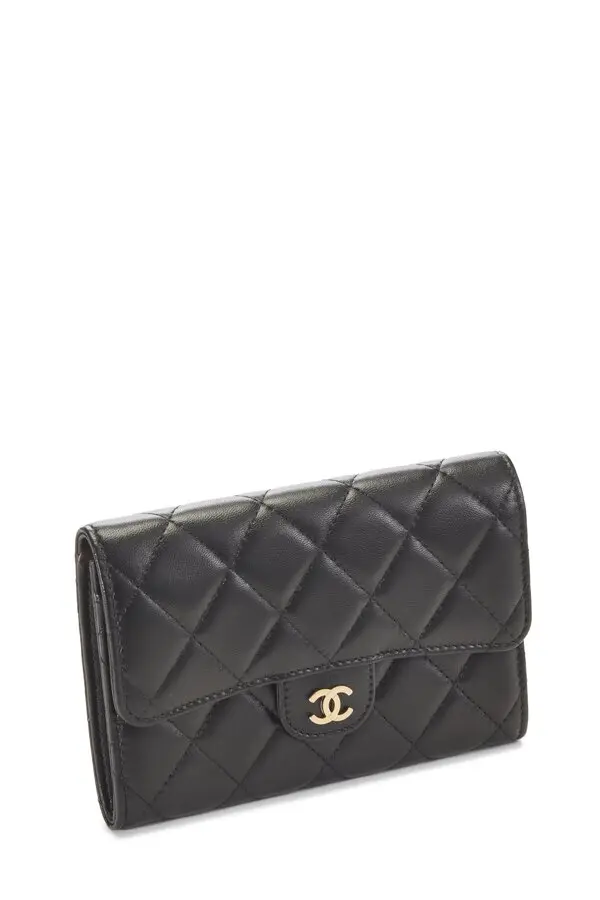 Chanel Lambskin Classic Flap Wallet