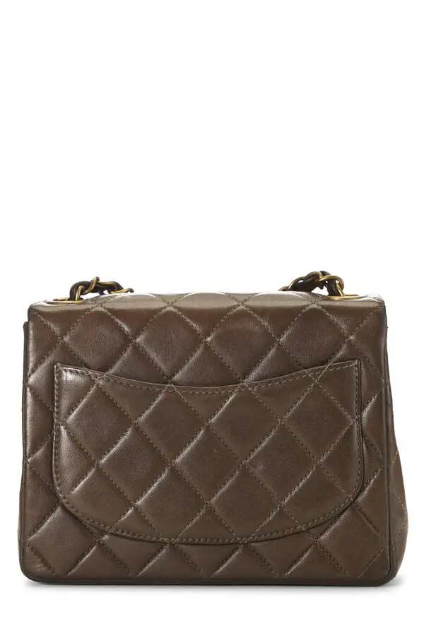 Chanel Quilted Lambskin Half Flap Bag