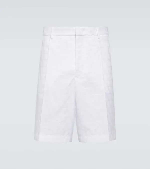 Valentino Garavani Jacquard Cotton Poplin Shorts