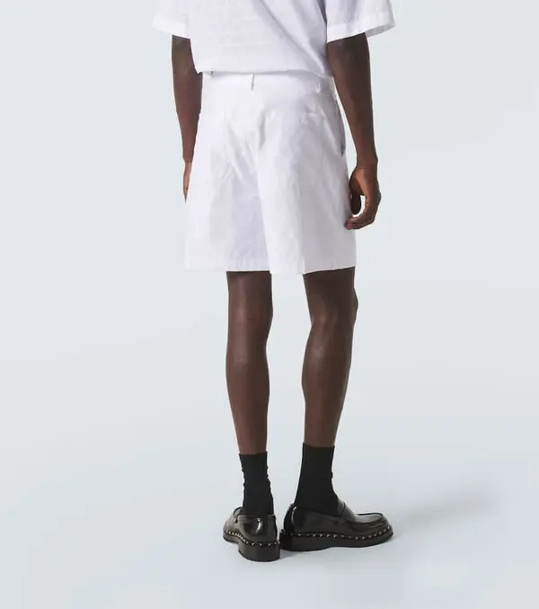 Valentino Garavani Jacquard Cotton Poplin Shorts