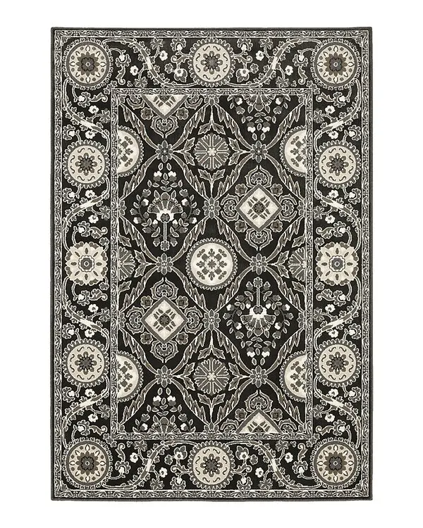 ORIENTAL WEAVERS Raylan Ray05 Area Rug, 5'3 X 7'6 - Black