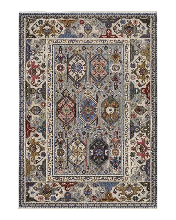 ORIENTAL WEAVERS Hastings Ha04e Area Rug, 6'7 X 9'6 - Blue
