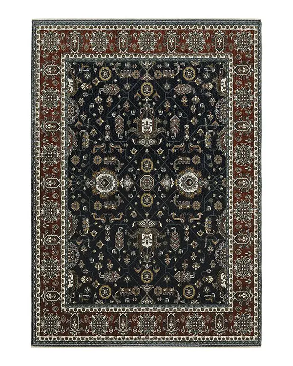 ORIENTAL WEAVERS Vivian Vi05a Area Rug, 5'3 X 7'6 - Navy