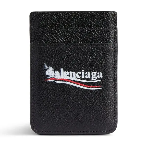 Balenciaga Cash Magnet Card Holder - Black