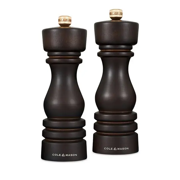 COLE & MASON London 7 Grinder Set - Dark Brown