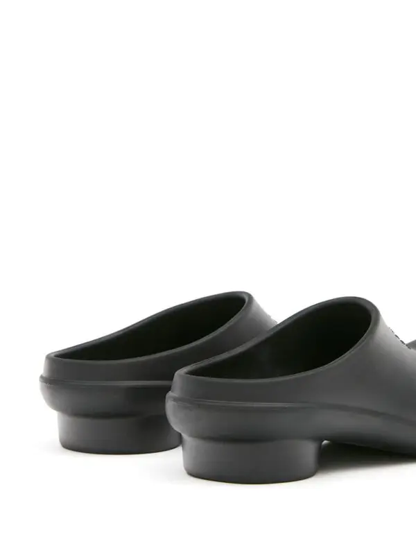 MAISON MARGIELA Anatomic Numbers-motif Slippers - Black