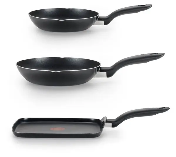 T-FAL Culinaire Nonstick 3 Piece Cookware Set