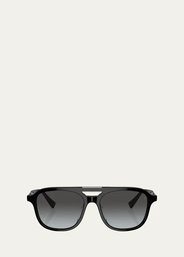Brunello Cucinelli Acetate Aviator Sunglasses