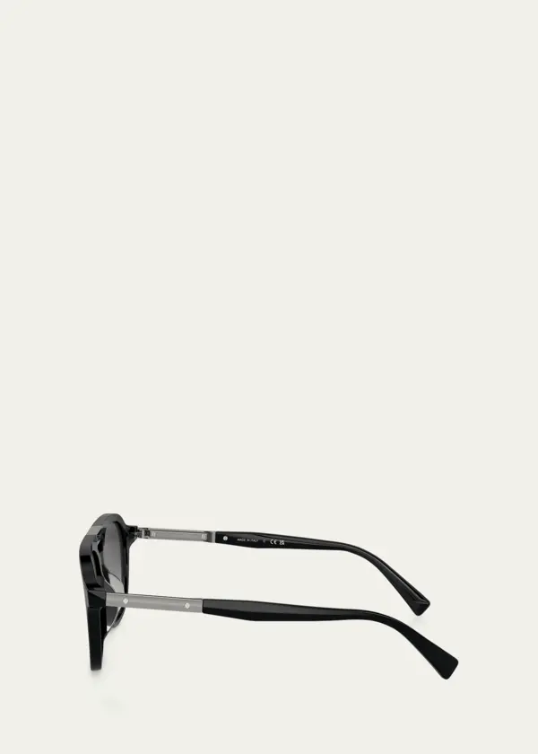 Brunello Cucinelli Acetate Aviator Sunglasses