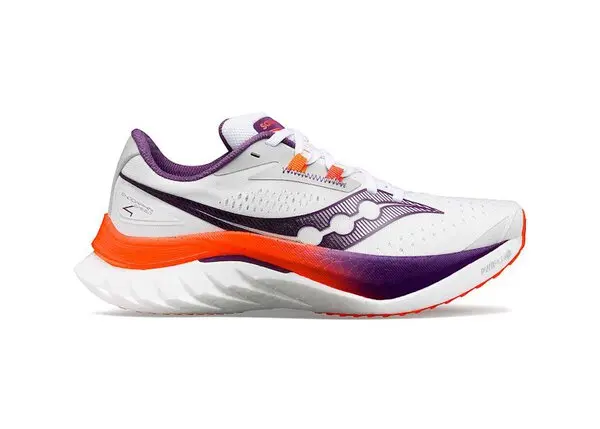 Saucony Endorphin Speed 4 Sneakers - White/violet