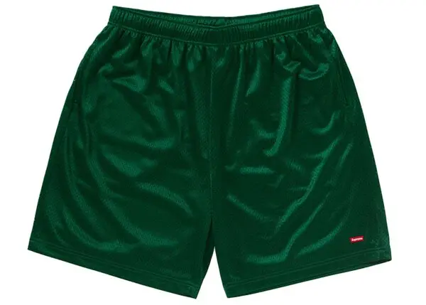Supreme Small Box Baggy Mesh Short Ss24 - Green