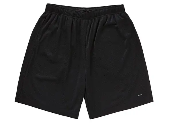 Supreme Small Box Baggy Mesh Short Ss24 - Black