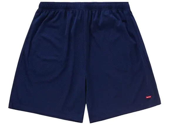 Supreme Small Box Baggy Mesh Short Ss24 - Navy Blue