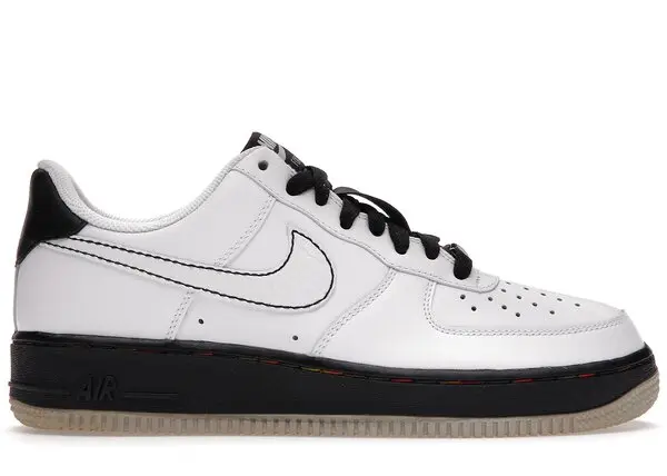 Nike Air Force 1 '07 Sneakers - White/black/metallic Silver