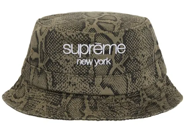 Supreme Chino Twill Crusher Hat - Snake
