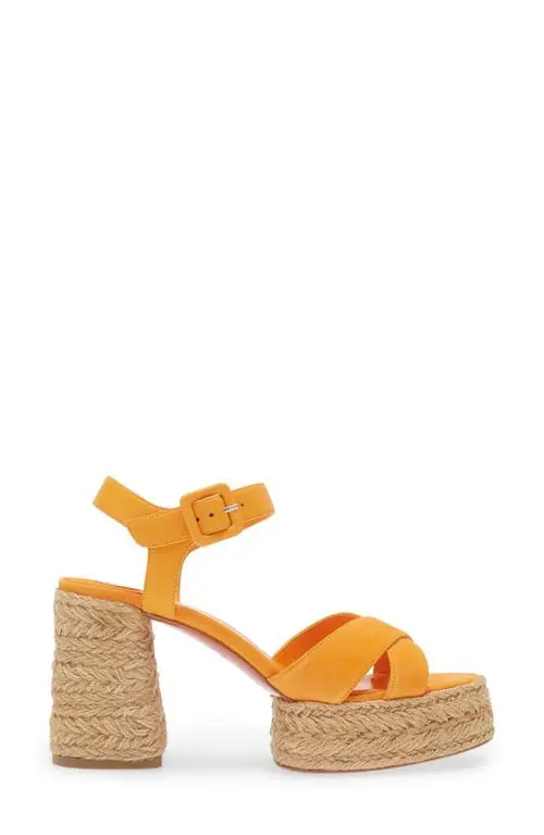 CHRISTIAN LOUBOUTIN Calakala Espadrille Platform Sandal