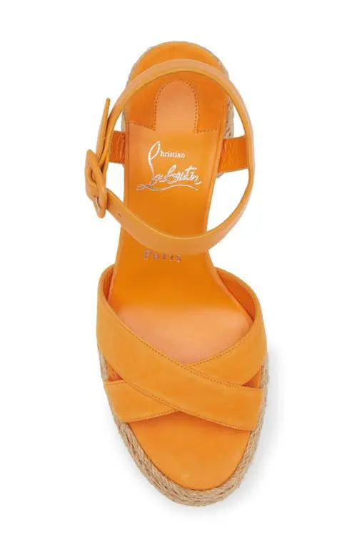 CHRISTIAN LOUBOUTIN Calakala Espadrille Platform Sandal