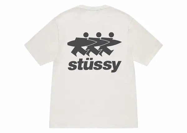 StÜssy Surfwalk Pigment Dyed Tee Shirt - Natural