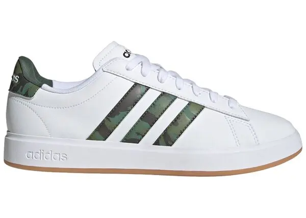 Adidas Grand Court Sneakers - Cloud White/green Oxide