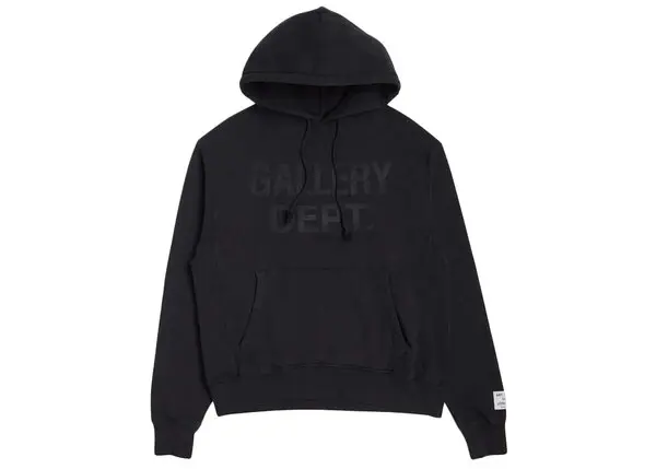 GALLERY DEPT. Center Logo Hoodie - Black