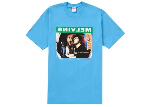 Supreme Melvins Prick Tee Shirt - Bright Blue