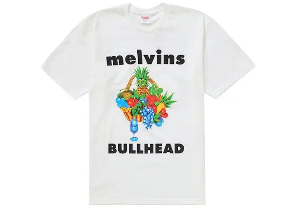 Supreme Melvins Bullhead Tee Shirt - White