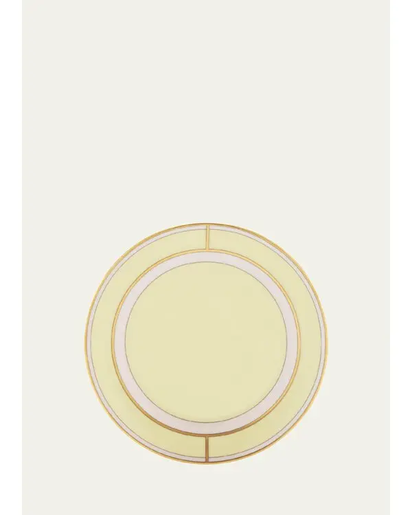 GINORI 1735 Diva Colonna Bread Plate, Giallo - Yellow