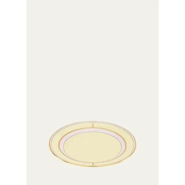 GINORI 1735 Diva Colonna Bread Plate, Giallo - Yellow