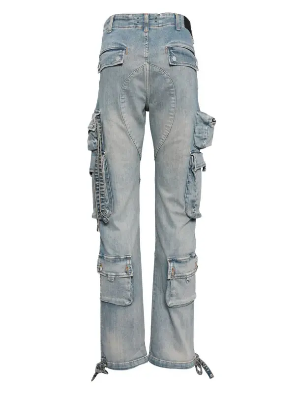Amiri Tactical Cargo Straight Jeans - Black
