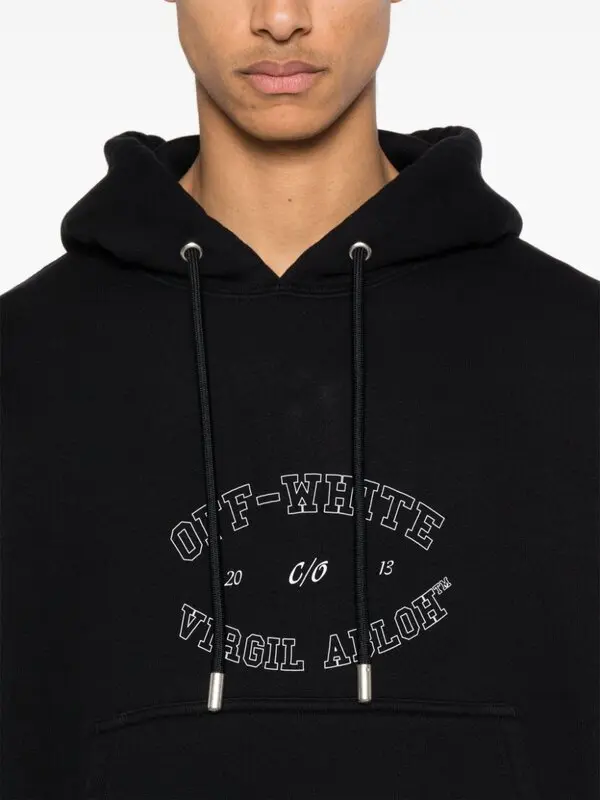 Off-White Logo-print Cotton Hoodie