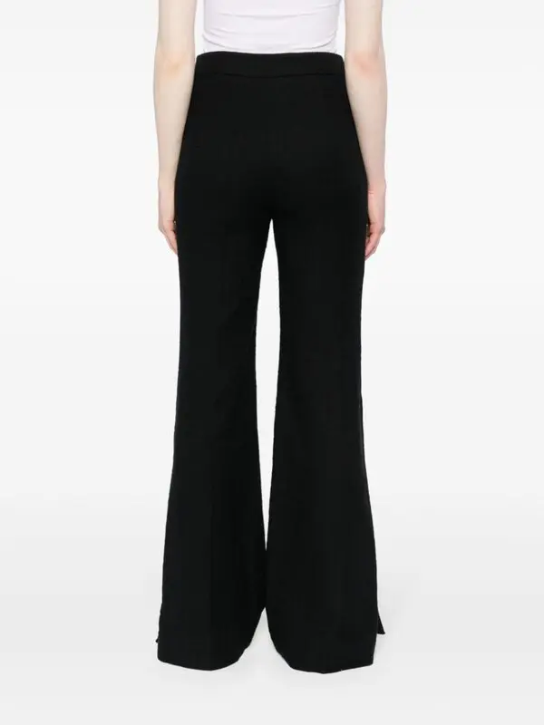 PATOU Tweed Flared Trousers