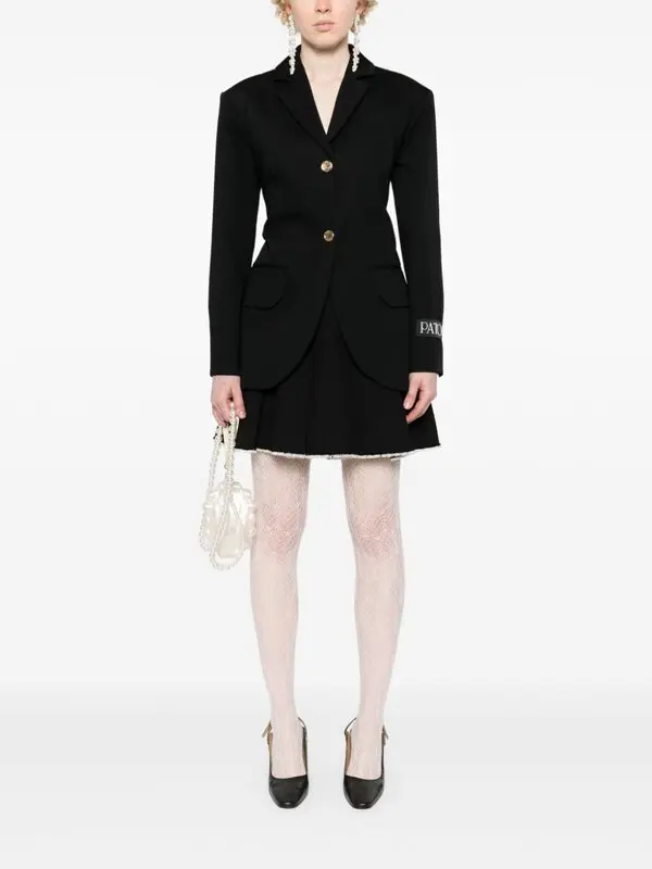 PATOU Twill Blazer With Tie-fastening Straps