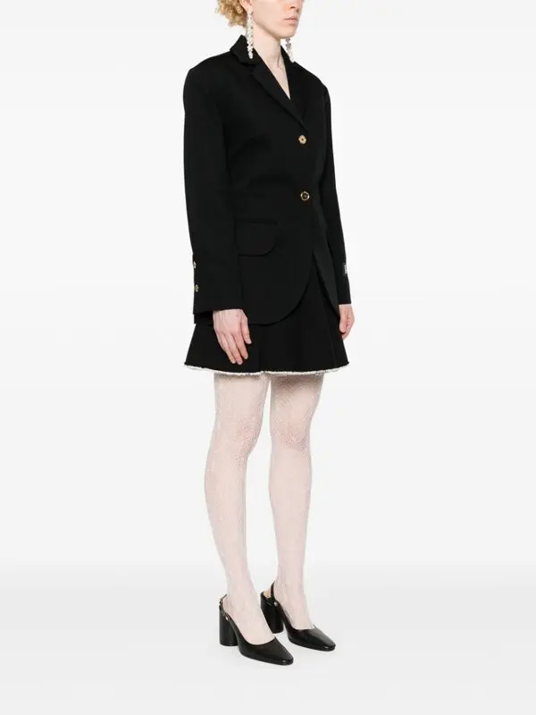 PATOU Twill Blazer With Tie-fastening Straps