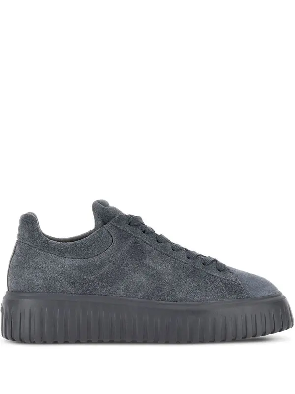 Hogan H-stripes Suede Sneakers