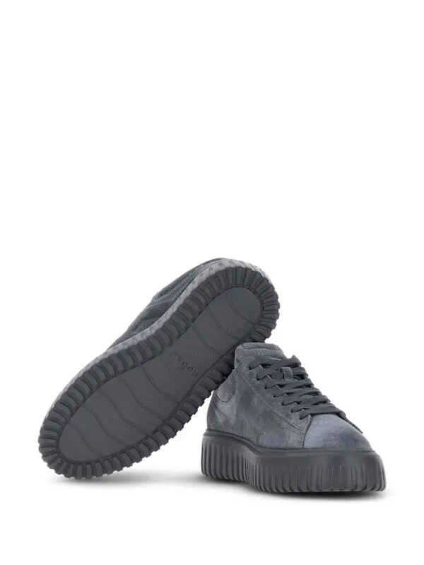Hogan H-stripes Suede Sneakers