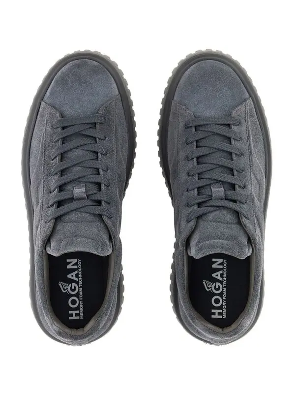 Hogan H-stripes Suede Sneakers