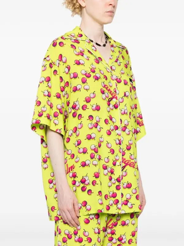 Palm Angels Cherries-patterned Shirt
