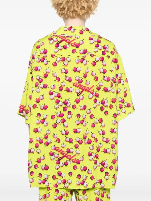 Palm Angels Cherries-patterned Shirt