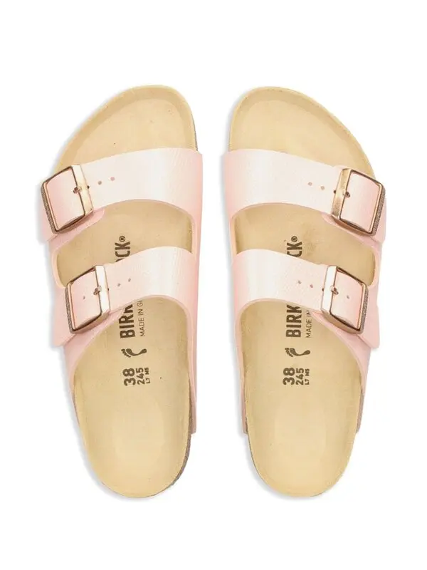 BIRKENSTOCK Arizona Birko-flor Slides - Pink
