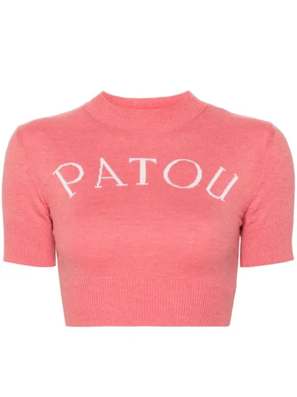 PATOU Intarsia-knit Top