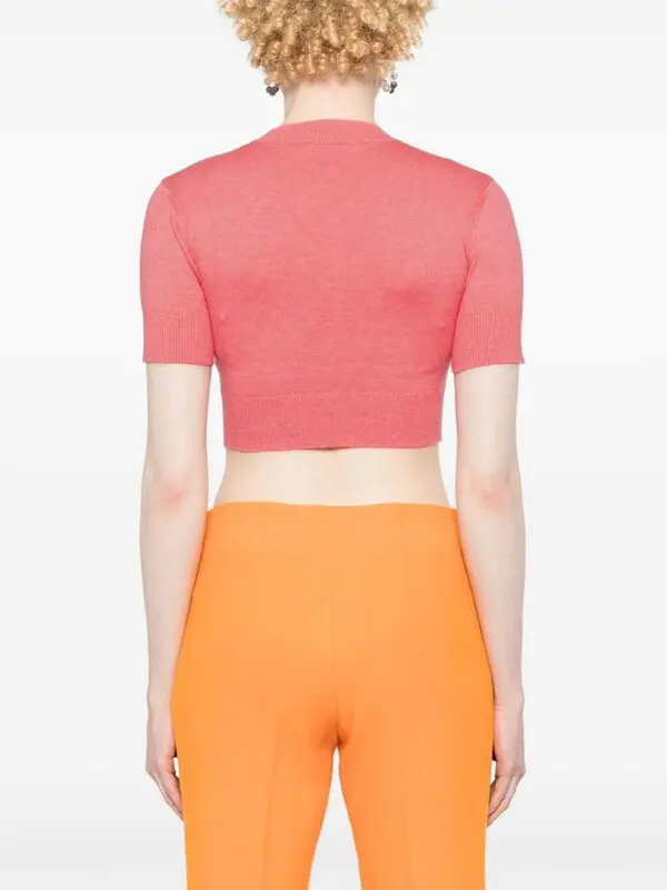 PATOU Intarsia-knit Top