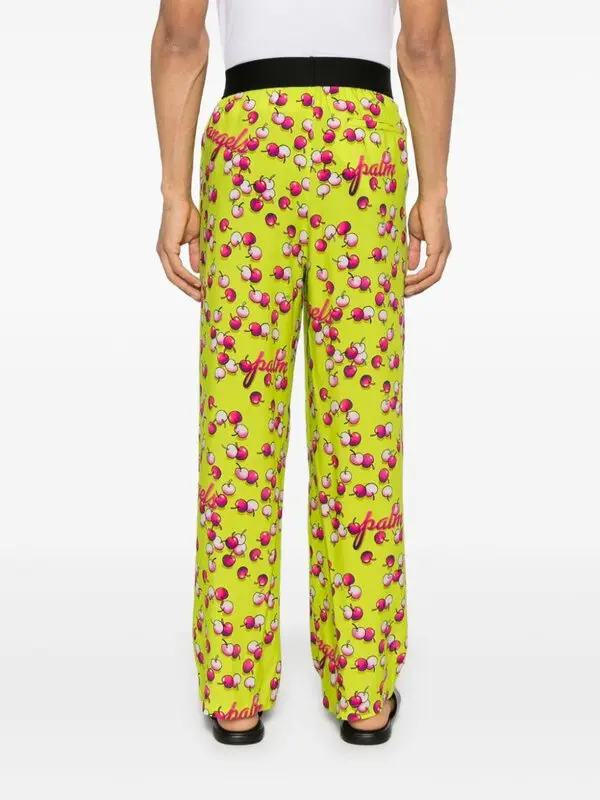 Palm Angels Cherry-print Trousers