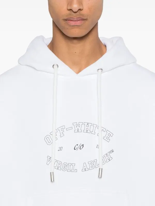 Off-White Logo-print Cotton Hoodie