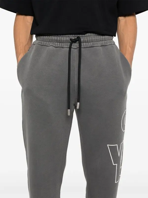 Off-White Logo-embroidered Straight Trousers