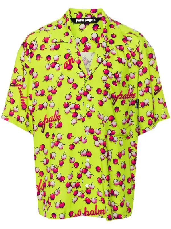 Palm Angels Cherry-print Shirt