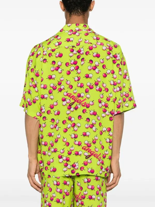 Palm Angels Cherry-print Shirt