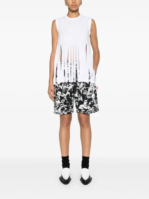 Comme Des Garçons Fringed Tank Top