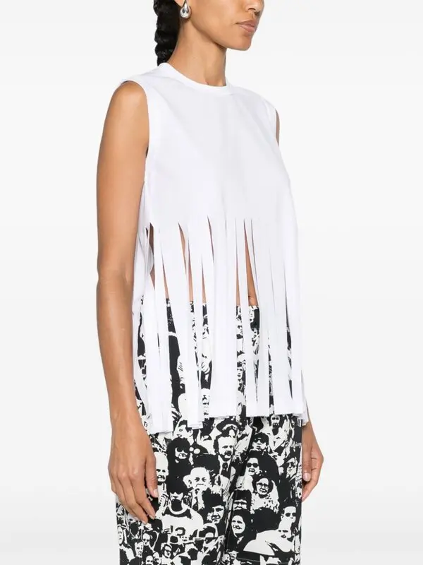 Comme Des Garçons Fringed Tank Top