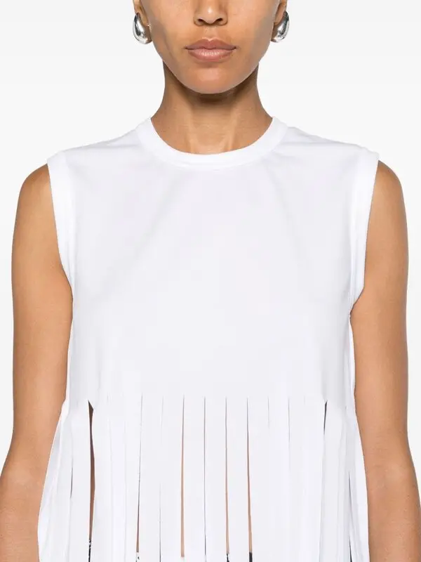 Comme Des Garçons Fringed Tank Top