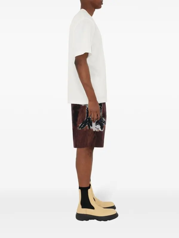 Burberry Graphic Print Deck Shorts